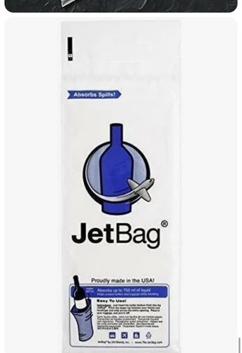 3 JetBag Jet Bag Bold Bottle & luggage protection bags Absorbs spills ...