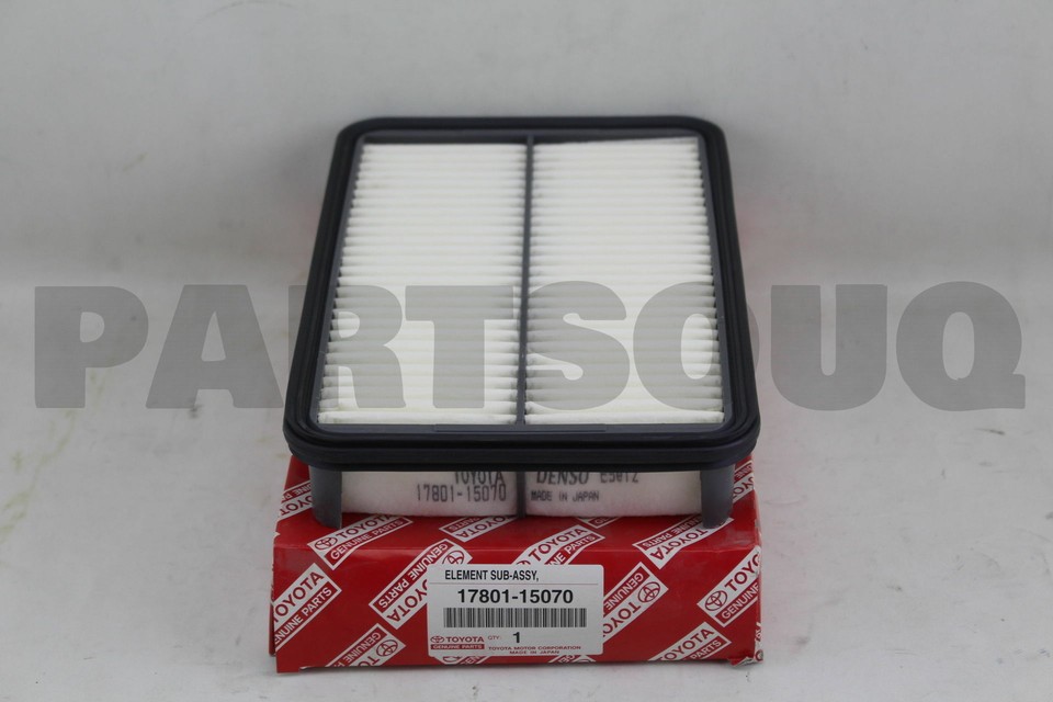 1780115070 Genuine Toyota ELEMENT SUB-ASSY, AIR CLEANER FILTER 17801 ...