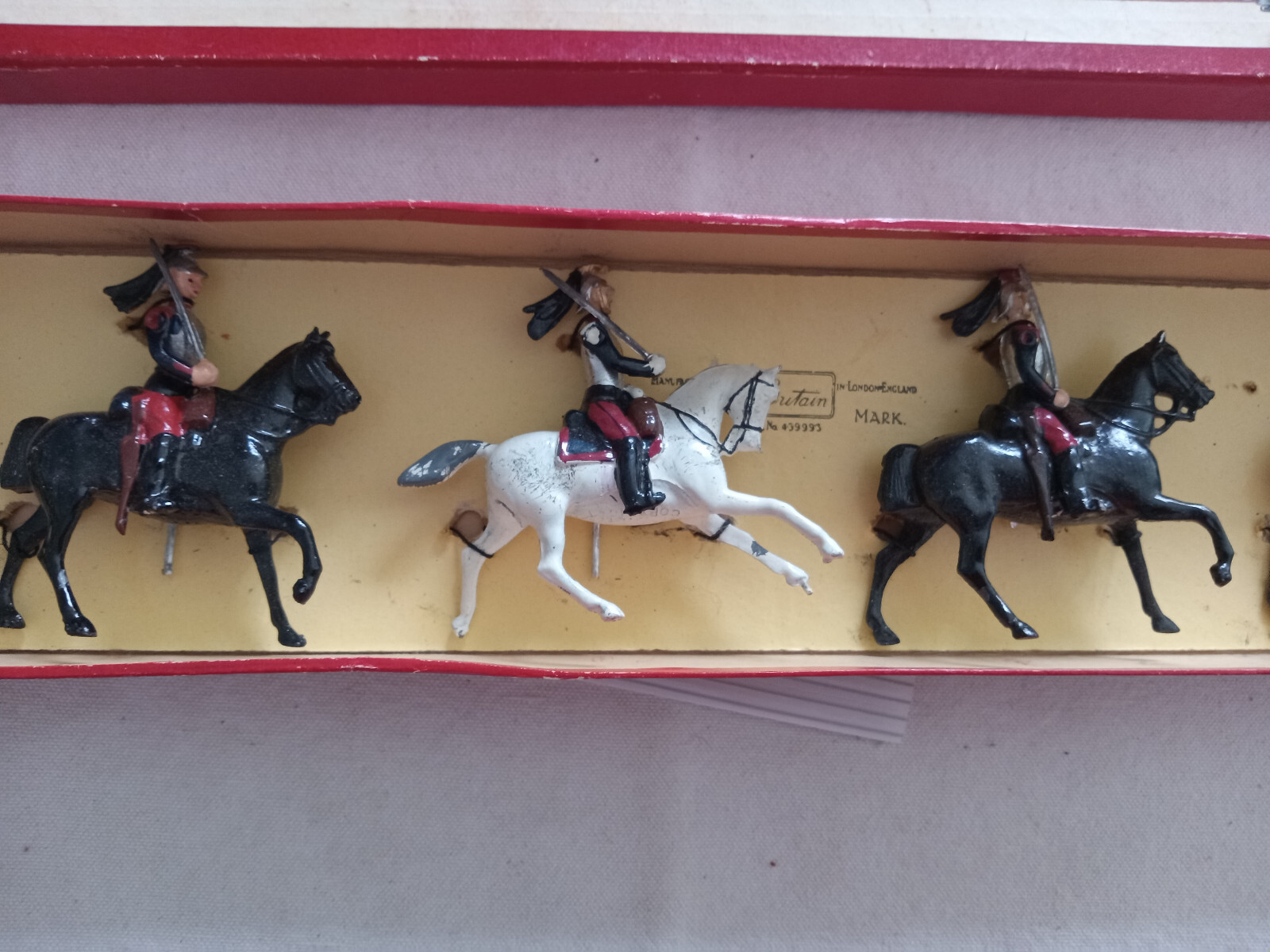 Britains French Curiassiers Vintage Lead Metal Toy Soldier LOT 54mm ...