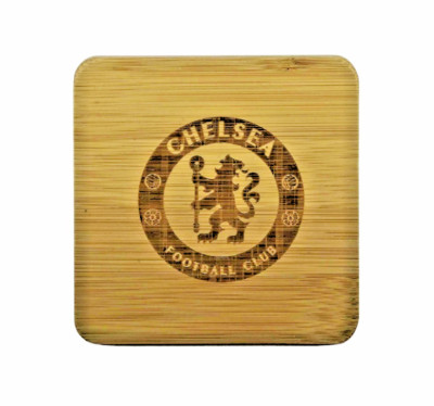 Chelsea FC Coaster - Chelsea FC Bamboo Coaster In Gift Packaging ...