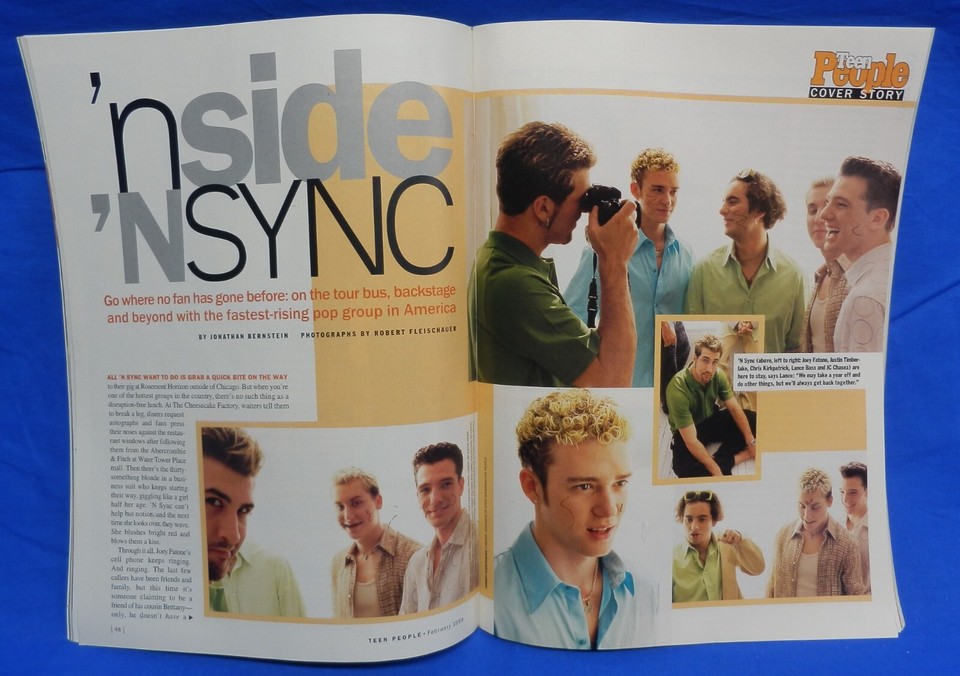 Teen People Magazine, February 1999, N Sync Cover | eBay