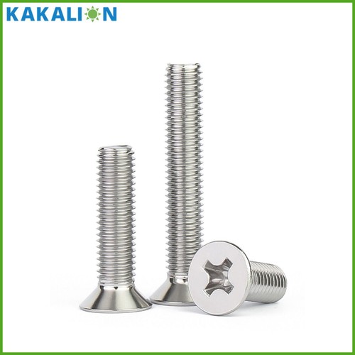 M5 (5MM) PHILLIPS COUNTERSUNK MACHINE SCREWS A2 A4 STAINLESS STEEL CSK ...