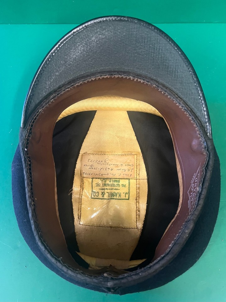 US MARITIME SERVICE OFFICER’S VISOR CAP W/BULLION CAP BADGE | eBay