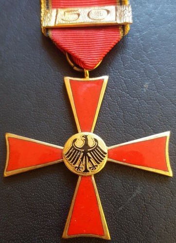 8914 German Order of Merit post WW2 Cross Employment Jubilee 50 Years' Service | eBay