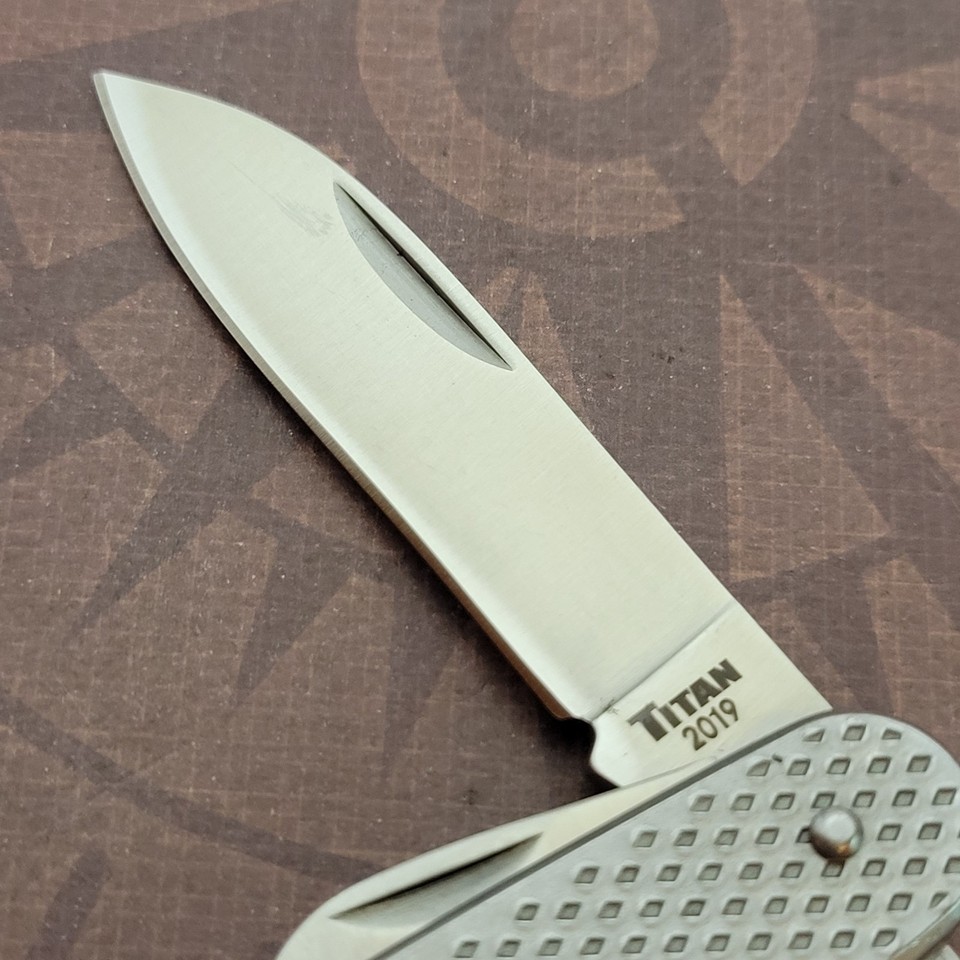 Titan Multi Tool Knife Taiwan 2019 SS Handles & Blades 3.75" Closed NM ...