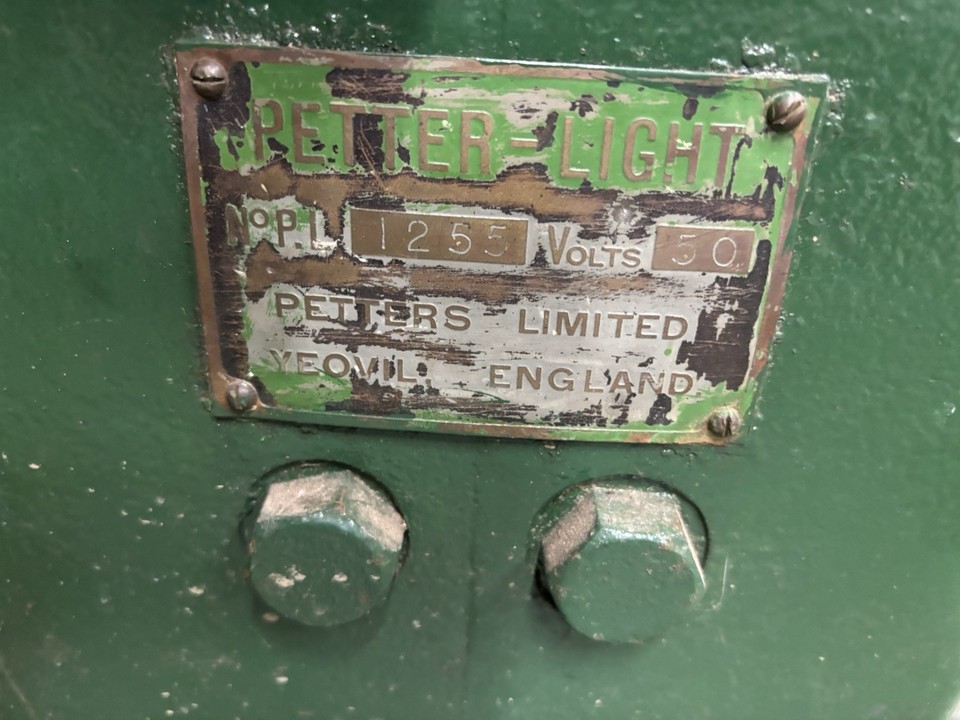 Petter Light Dynamo 50 Volt stationary engine | eBay UK