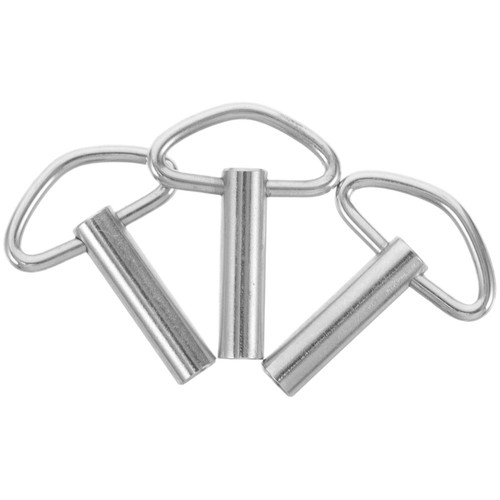 3 Pcs Music Box Winding Key Accessories Boxes Clockwork Replacement ...