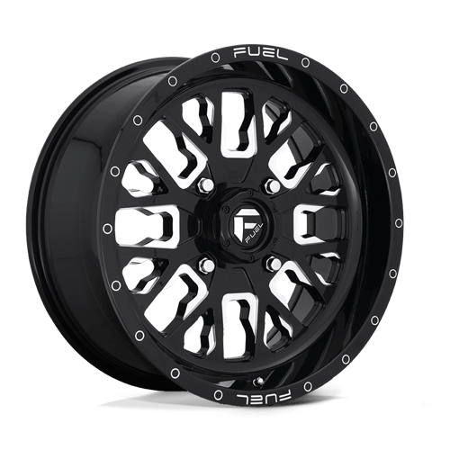 Fuel D611 STROKE 18X7 +13 Gloss Black Milled Wheel Rim 4X137 (QTY 4) | eBay