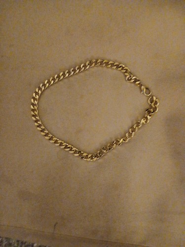 12 Inch 24 Karat Gold Plated 7mm Link Chain Used | eBay