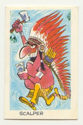 Sunicrust Scalper Wegs Fantastic Footy Cartoons Card | eBay