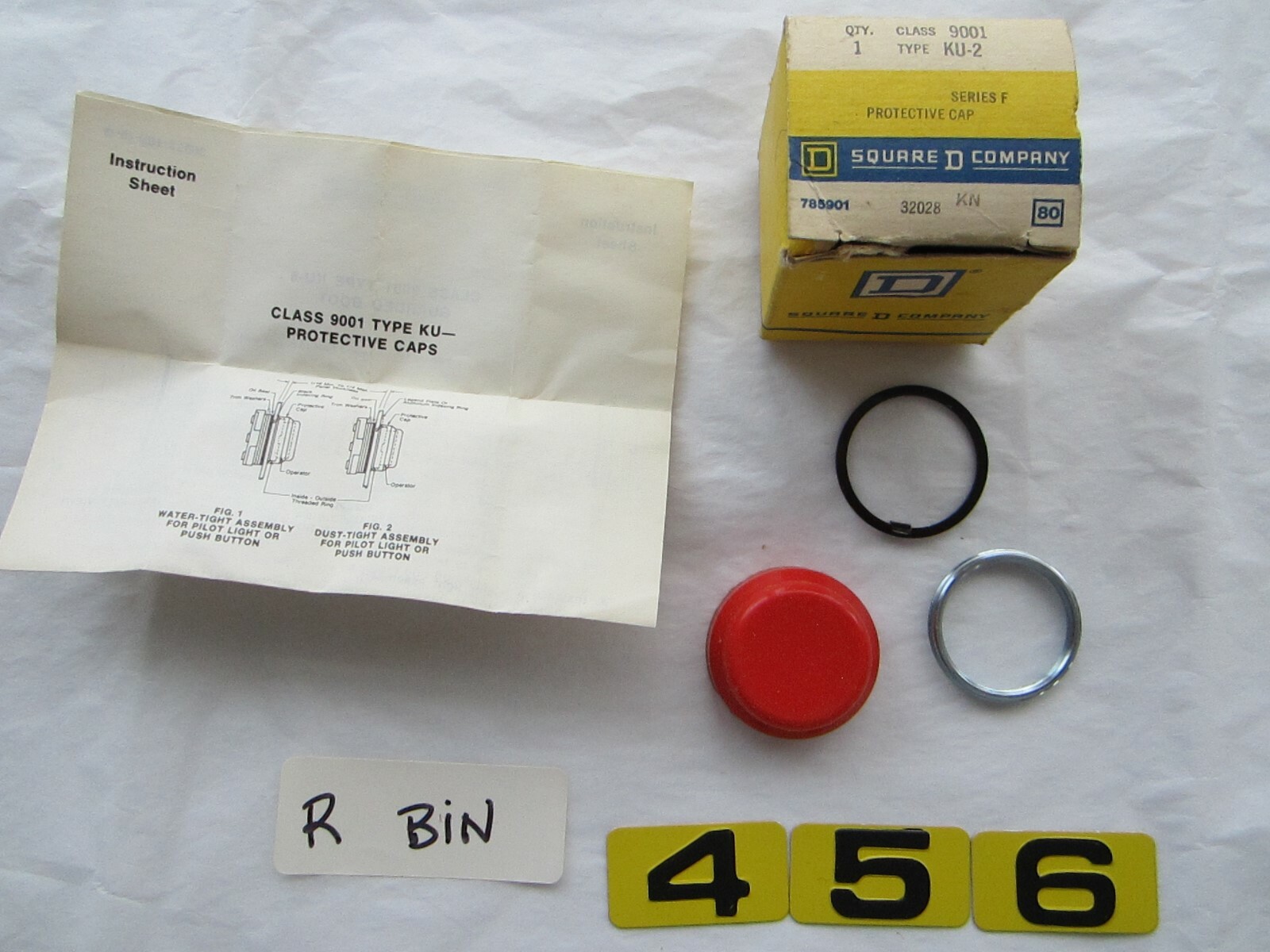 SQUARE D PUSH BUTTON BOOT 9001 KU-2 9001KU2 SERIES F | eBay