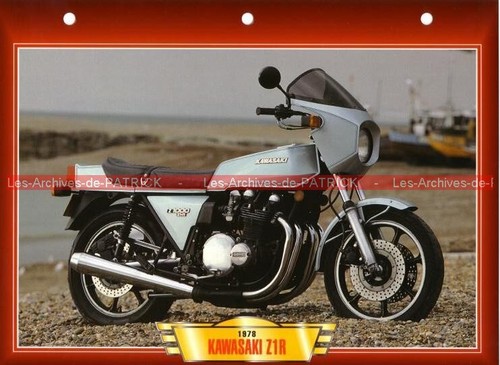 KAWASAKI Z 1000 Z1R Z1000 Z1-R 1978 : Fiche Moto #000581 | eBay