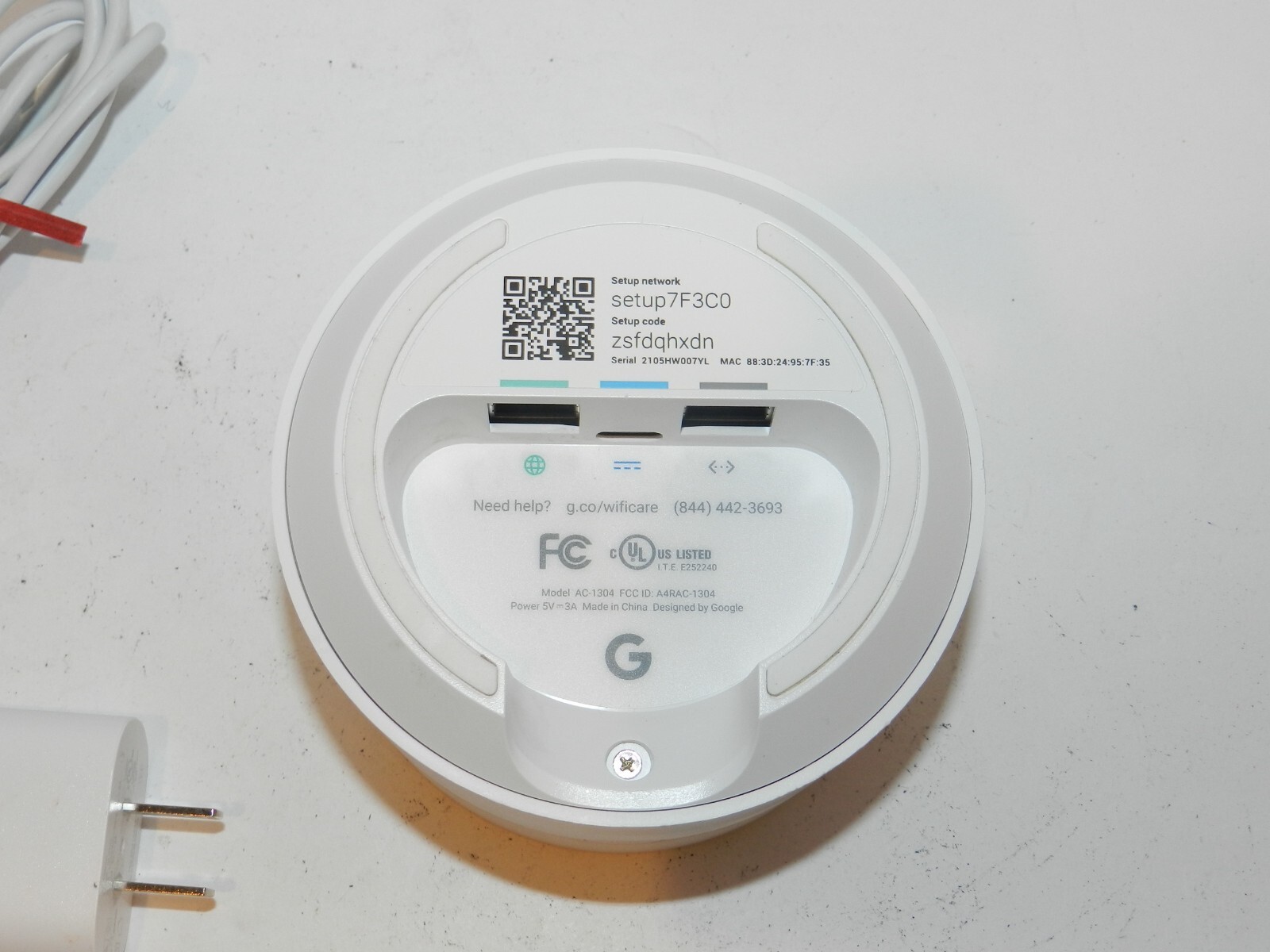 OEM White Google Wi-Fi Whole Home Wireless Router AC-1304 Tested | eBay