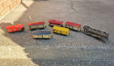 Marx PreWar #897 Steam Locomotive Train W 6 Cars Untested !!! | eBay