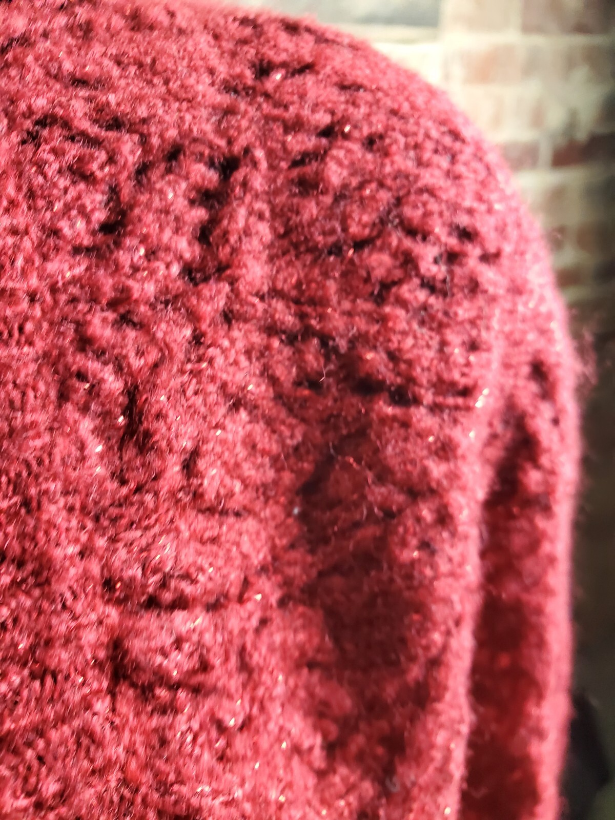 A New Approach Pullover Sweater Red XL Short Sleeve Chest 34" Length 25 ...