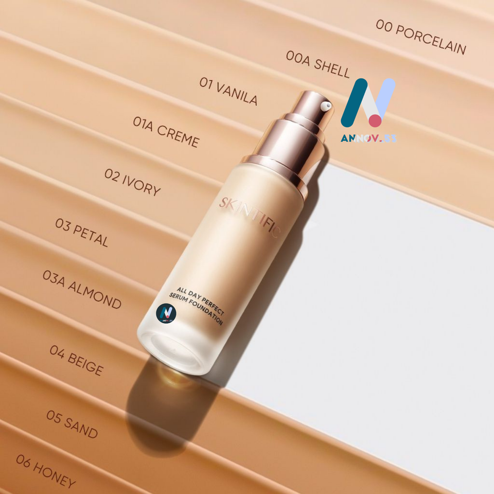 SKINTIFIC Serum Foundation SPF35 PA++ UVA UVB Full Coverage Soft 03A ...