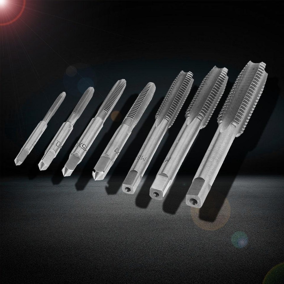 7pcs Drill Bit Wear-resistant Practical Metal Drill Bits M3 M4 M5 M6 M8 ...