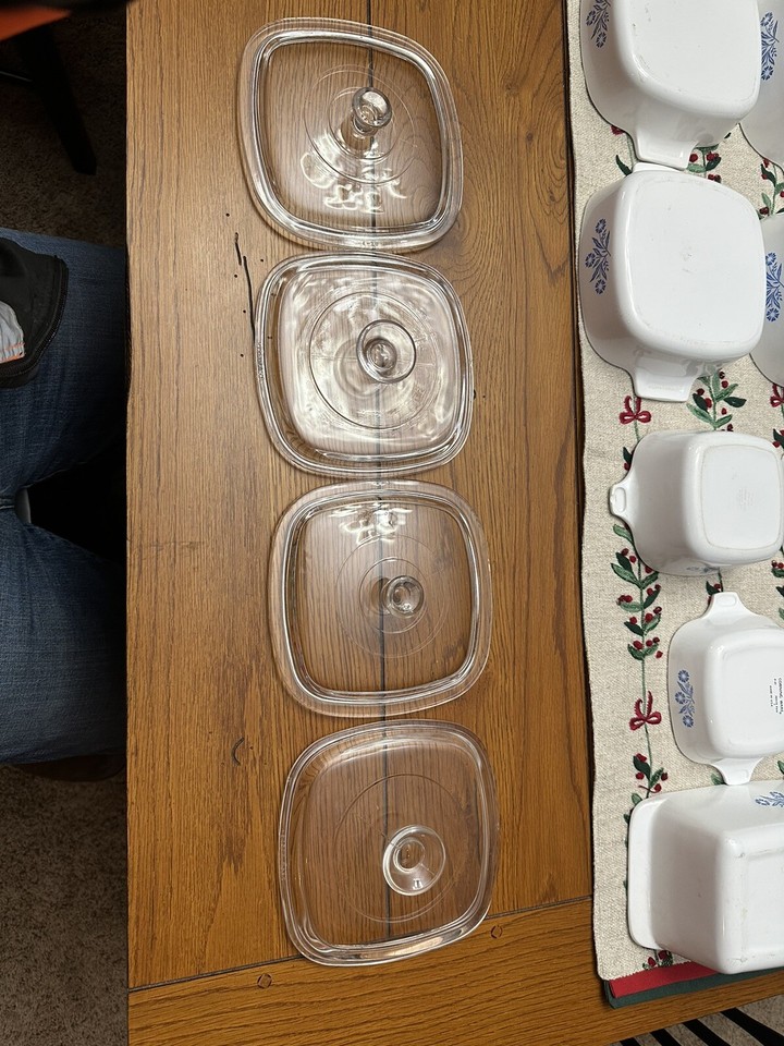 Vintage Early Corning Ware Cornflower Pattern 1966-1969 1969-1972 LOT ...