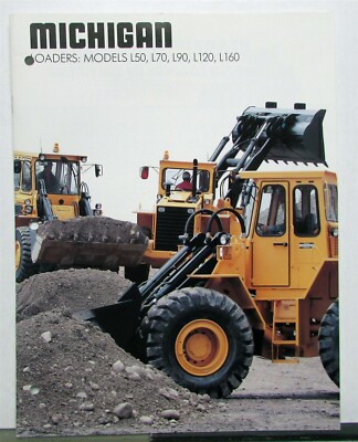 1987 Michigan L50 L70 L90 L120L 160 Wheel Loader Construction Sales ...