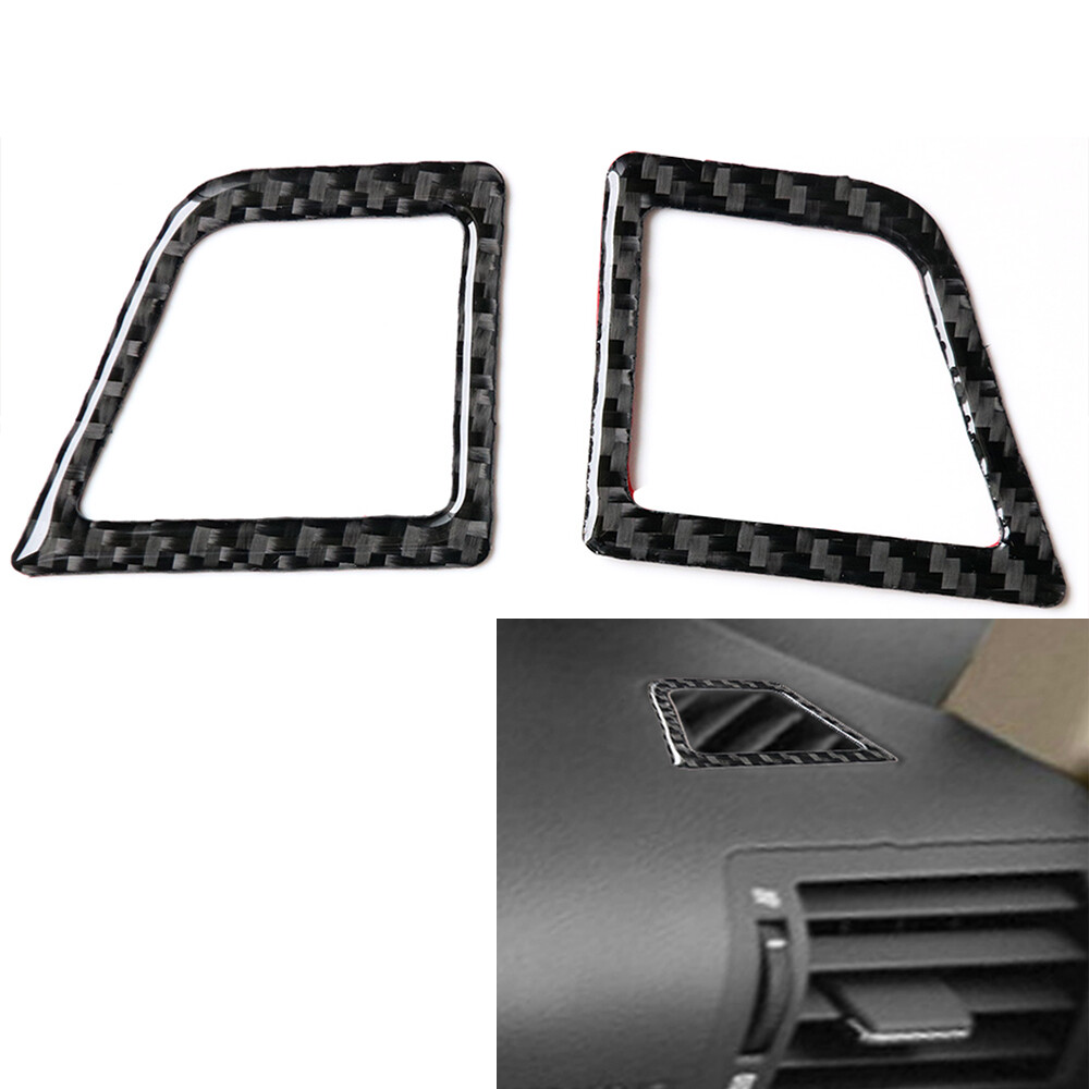2Piece Carbon Fiber Dashboard Demist Air Vent Sticker Trim For RX350 ...