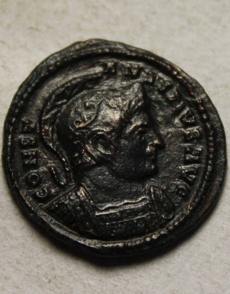 Constantine 321 AD Rare genuine ancient Roman coin Altar globe stars ...