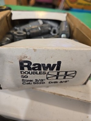Double Expansion Shield Anchors / Size 3/8 / Drill 3/4 / New in Box ...