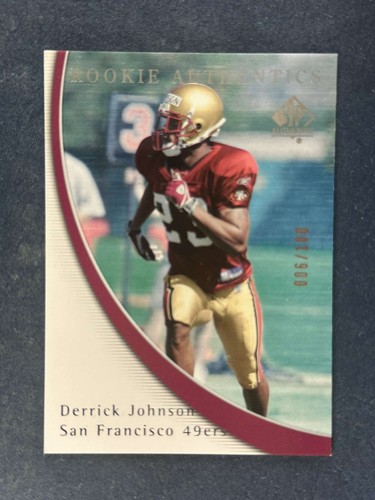 2005 SP Authentic Bronze #137 Derrick Johnson 49ers /100 | eBay