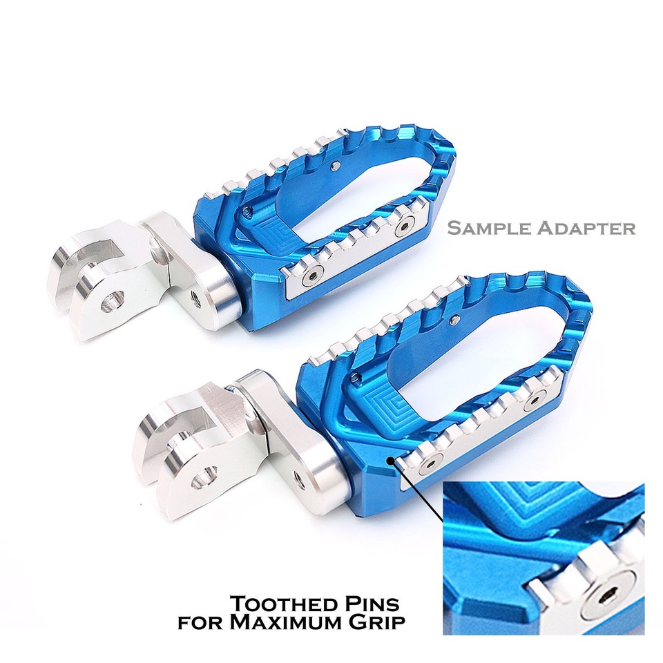 For BMW S1000RR / HP4 13-17 16 15 14 25mm Lower Front Foot Pegs Wide ...