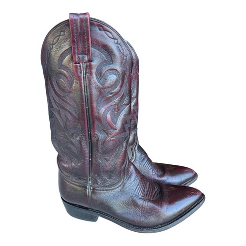 Dan Post Milwaukee Cowboy Boot Oxblood Men size 8 D | eBay