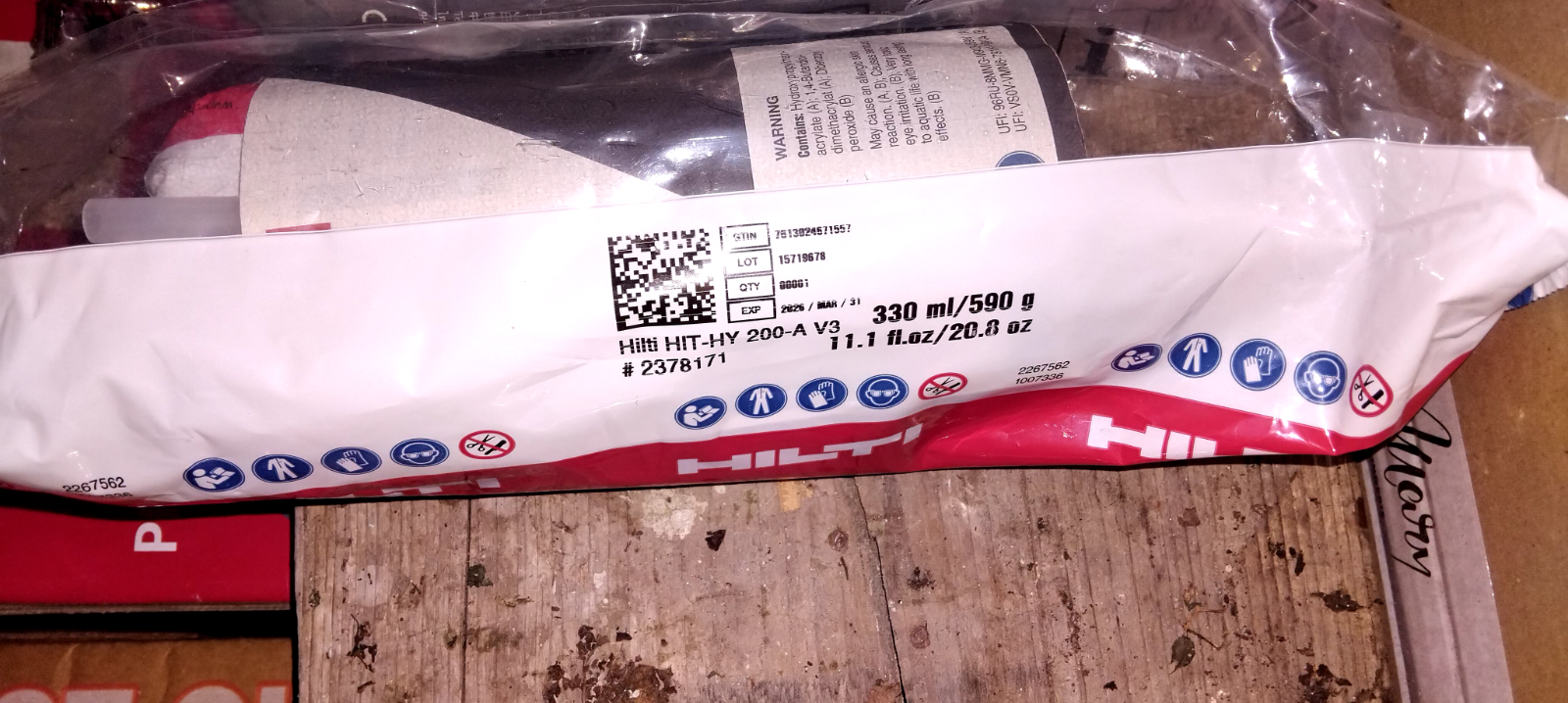 Hilti HIT-RE 200 (330ml) Klebeanker Chemieanker / Original | eBay.de