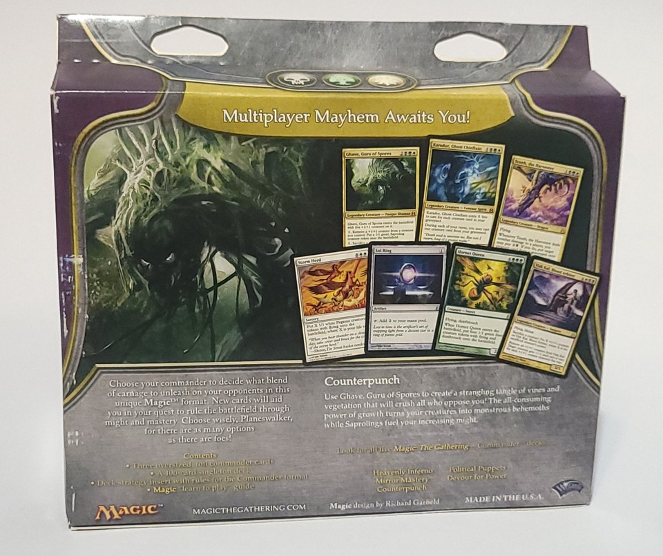 MTG Magic the Gathering - Sealed - English Commander 2011 Counterpunch ...