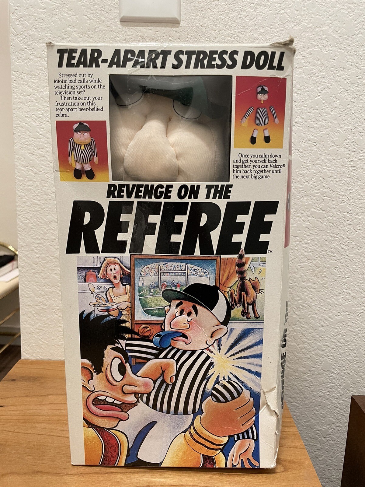 Revenge on The Referee Tear-apart Stress Doll 1989 Football NFL for ...
