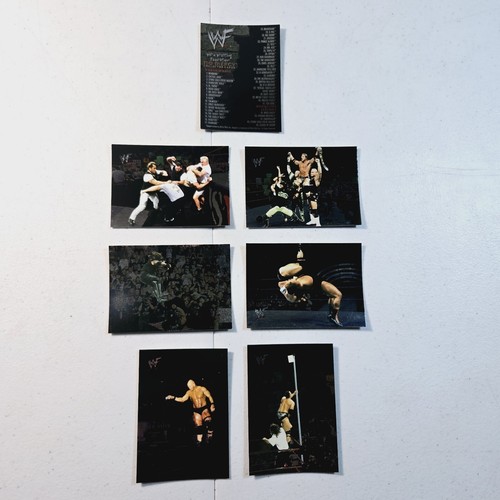 Lot Of 7 WWF 2000 "No Mercy" Trading Cards (Taker, Austin, Rock etc ...