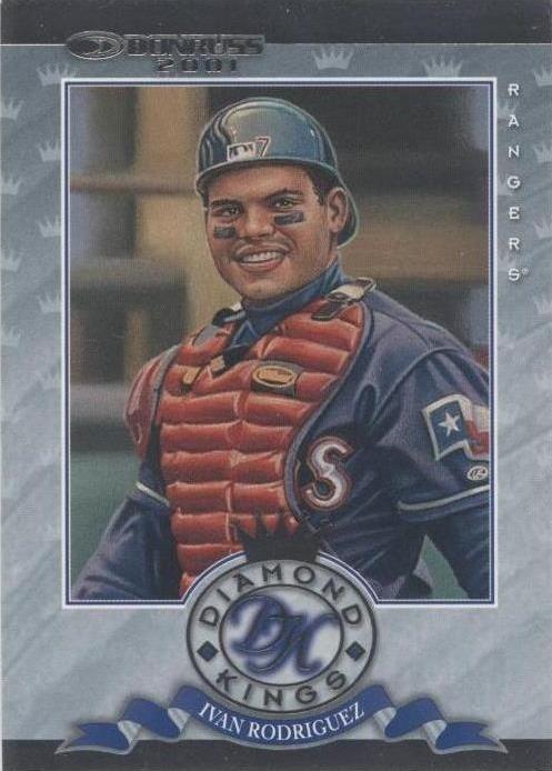 2001 Donruss - Diamond Kings Ivan Rodriguez #DK-18 /2500 for sale ...