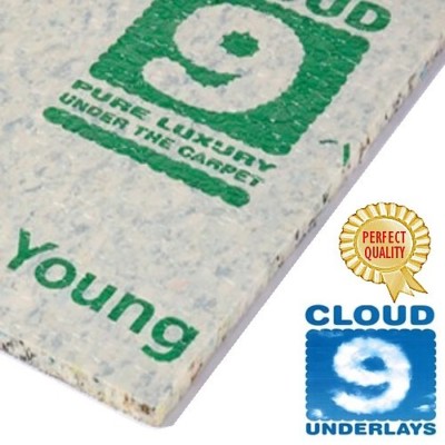 low price CLOUD 9 CONTRACT 8mm carpet underlay ANY QUANTITY FREE ...