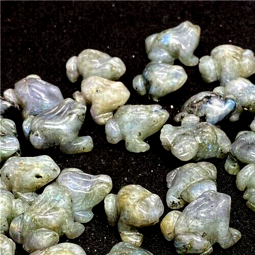 2pc - Tumbled Pocket Frog Labradorite figurine Crystal Gemstones | eBay