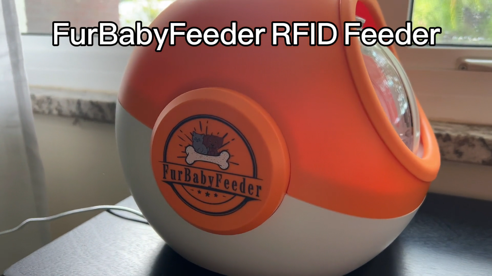 FurBabyFeeder® Sphere Automatic Microchip Pet Feeder – LCD Menu ...