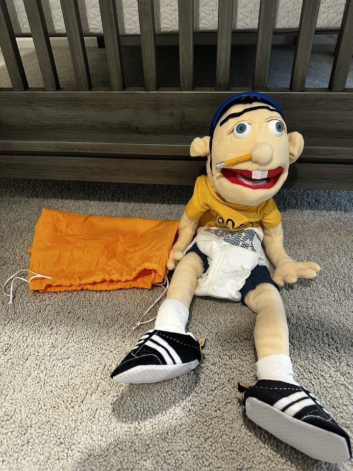 Jeffy Puppet SML Jeffy Hand Puppet Plush Toy 21" Stuffed Doll Kids Gift ...