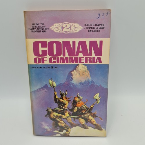 Conan Of Cimmeria Robert E Howard Lancer Books 1969 Vintage Paperback ...