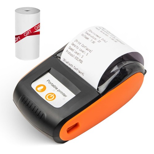 Portable Receipt Printer 58mm Mini Thermal Printing Wireless BT USB ...