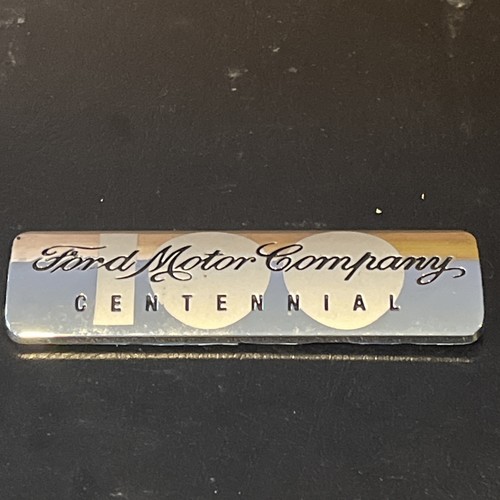 Ford 100 Year Anniversary Emblem Ford Motor Company Centennial Badge ...