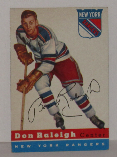 1954-55 Topps Hockey Dan Raleigh Card #53 Ex+ | eBay
