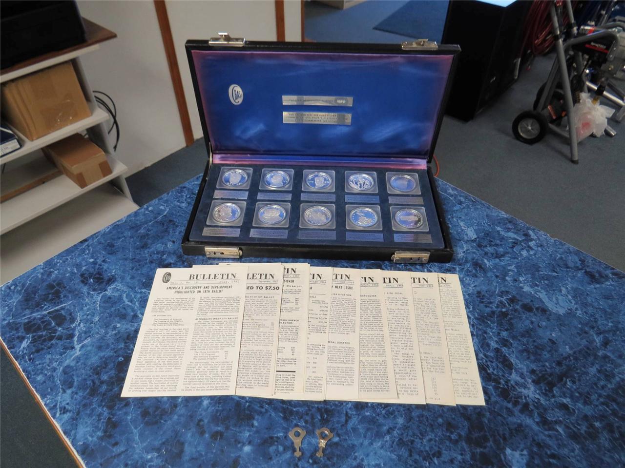 Chase Commemorative Society Silver (.999) Proof Set – The Second Ten w ...