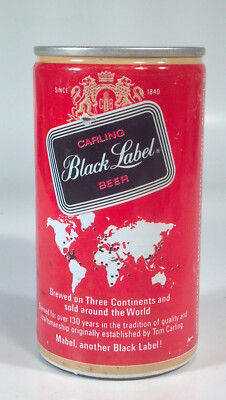 Vintage Black Label 12oz Beer Can Aluminum Carling | eBay