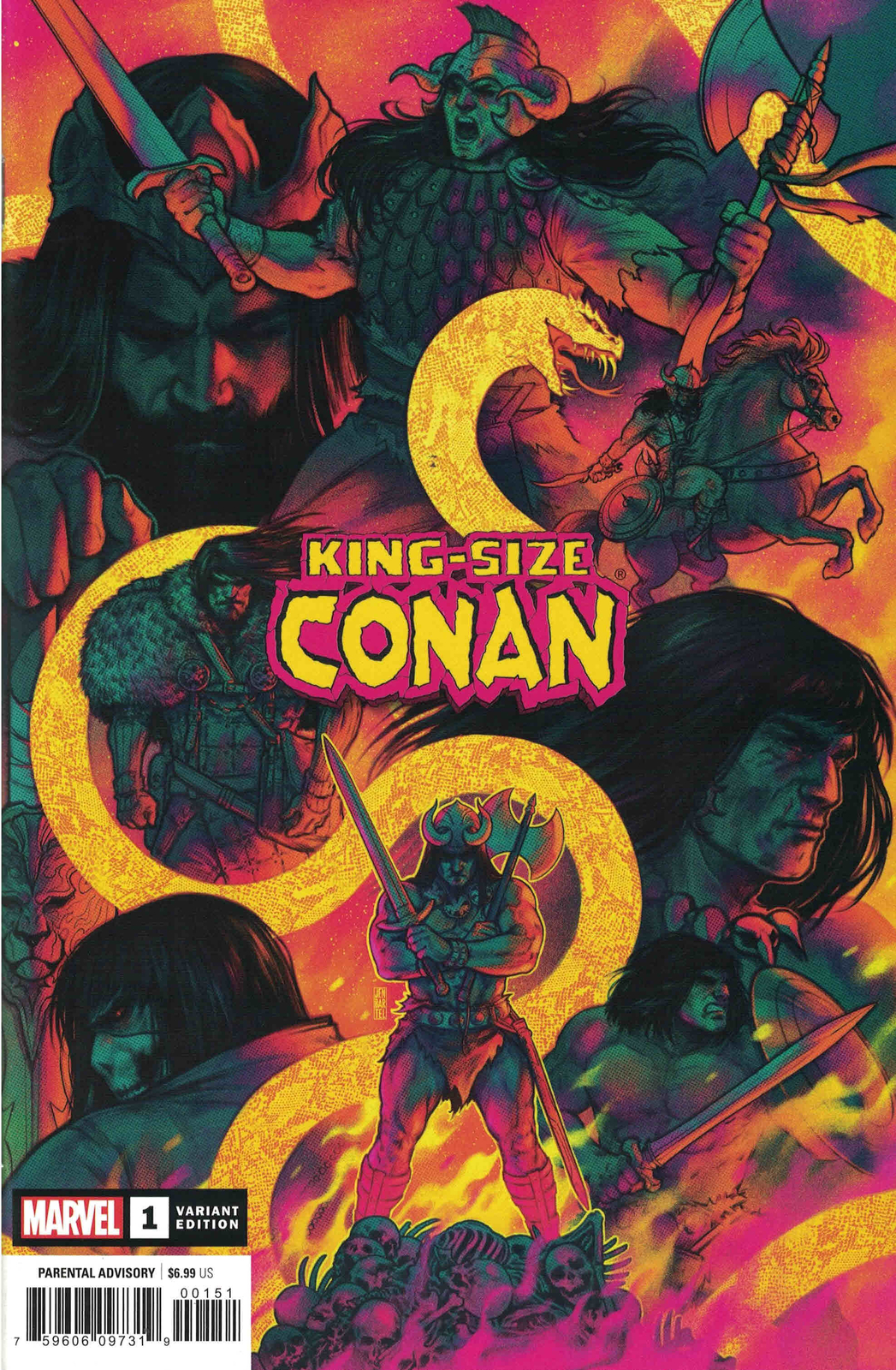 King-Size Conan #1 1:50 Jen Bartel Variant Marvel 2020 | eBay
