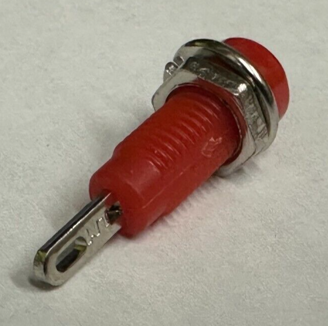 Maplin Red 2mm Test Socket Connector, Panel Mounted, HF47B | eBay