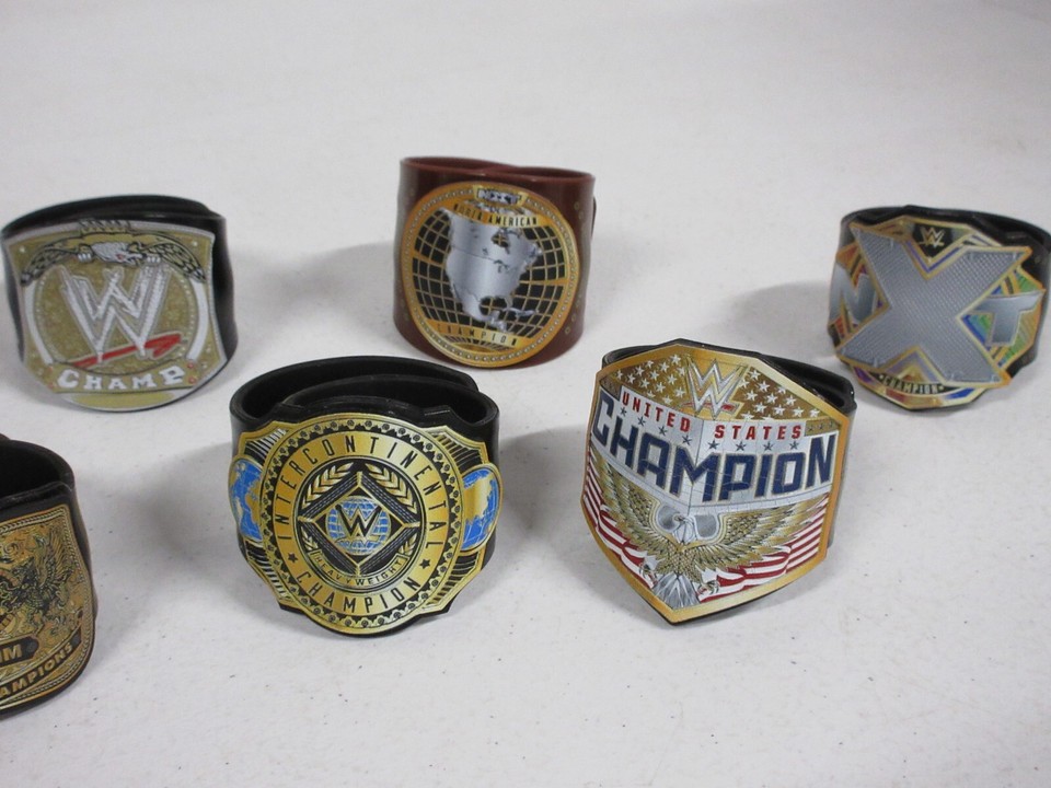 WWE Championship Title Slap Band Series 1 -Choose Your Belt To Complete ...