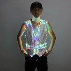 LED Party Vest Rave Colorful Tank Top Shirt Costume Festival Techno ...