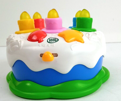 LeapFrog Counting Birthday Cake-Blow Out The Candles-Lights Up Sings | eBay