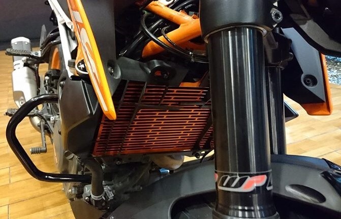KTM Orange Radiator Guard for DUKE 250 | eBay